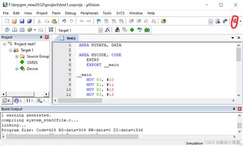搭建并配置keil嵌入式开发环境，完成一个基于stm32汇编程序的编写 keil5编译环境搭建 csdn博客