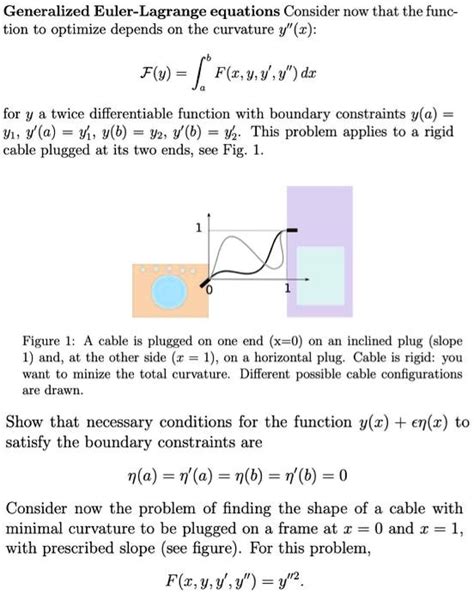 solved generalized euler lagrange equations consider now that the func tion to optimize depends