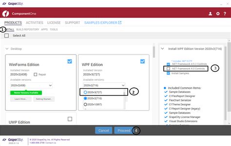 Upgrading C1 WPF 4 Edition To The Latest WPF Edition ComponentOne