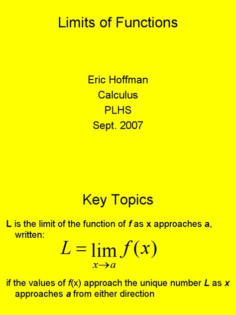 2 2 limits of functions pdf function mathematics abstract algebra