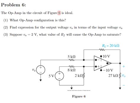 Solved Problem The Op In The Circuit Of Figure Is Chegg