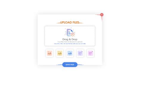 File Upload UI Behance