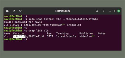 How To Install Specific Package Versions With Snap On Linux