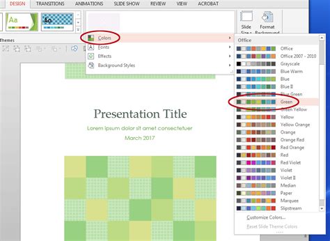 How To Change Table Border Color In Powerpoint