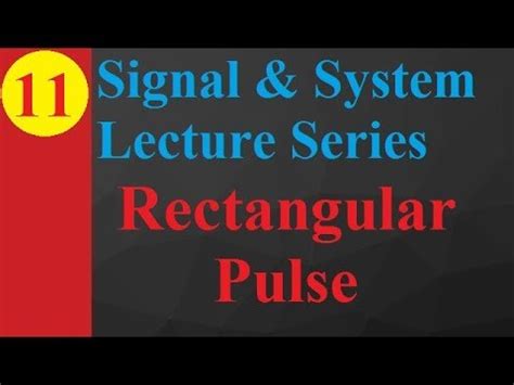 Rectangular Pulse Basics Function Graph Examples In Signals