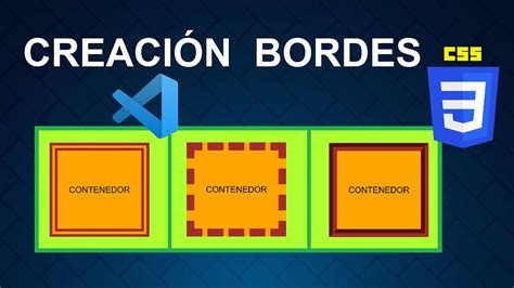 Como Crear Bordes Con CSS YouTube