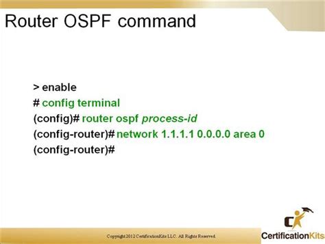 Cisco CCNP ROUTE Implementing OSPF Part II CertificationKits