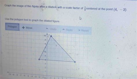 solved graph the image of this figure after a dilation with[coordinate geometry] gauthmath
