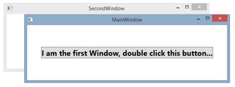 WPF Weird Window Switching On Double Click Stack Overflow