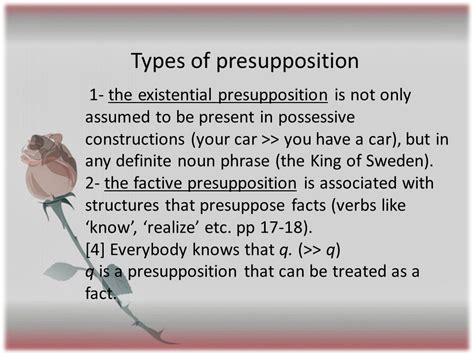 Presupposition