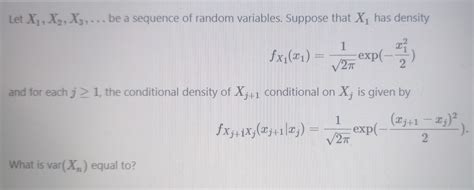 solved let x x2 x3 be a sequence of random