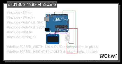 Outputs Temp And Hum To Screen Ino Wokwi ESP32 STM32 Arduino Simulator