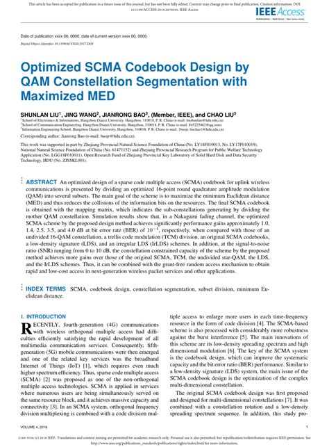 pdf optimized scma codebook design by qam constellation segmentation with maximized med