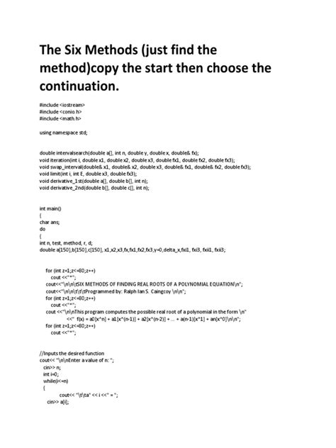 the six methods pdf numerical analysis mathematical objects