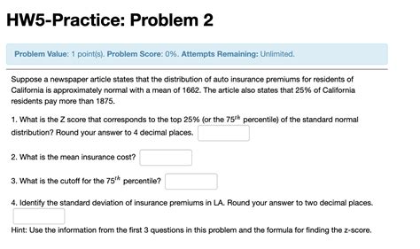 solved hw5 practice problem 2 problem value 1 point s