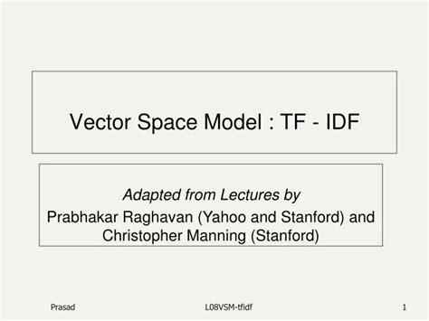 ppt vector space model tf idf powerpoint presentation free download id 3221302