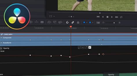 Ways To Use And Edit Keyframes On The Edit Page In DaVinci Resolve 15