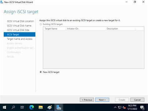 windows server 2022 iscsi configure iscsi target server world