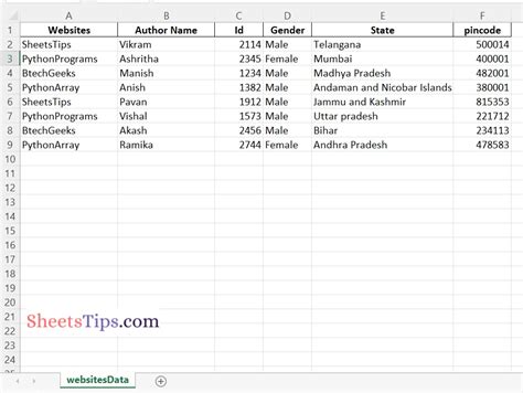 How To Convert JSON To Excel File In Python Google Sheets Tips