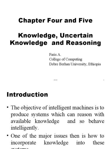 04 05 ai knowledge and reasoning pdf interpretation logic fuzzy logic
