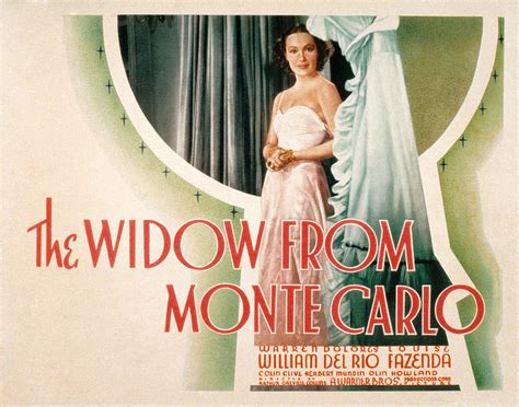 The Widow From Monte Carlo Dolores Del Photograph By Everett