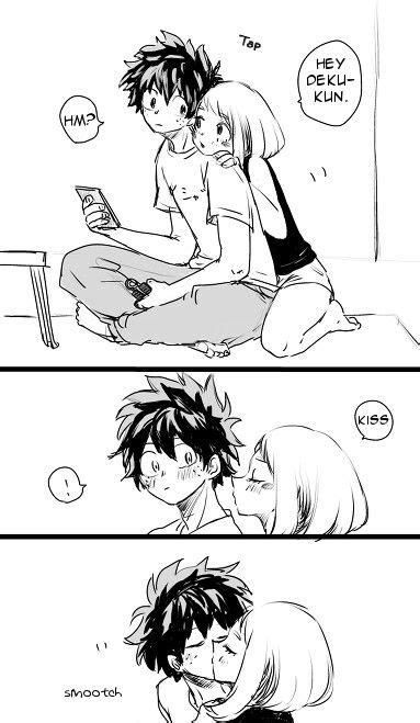 Pin By Mateus Teodoro On Midoriya Izukudeku And Uraraka Ochako Izuocha Dekuocha Deku X