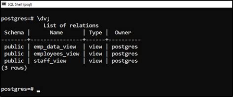 Postgresql Alter View Statement With Examples Commandprompt Inc