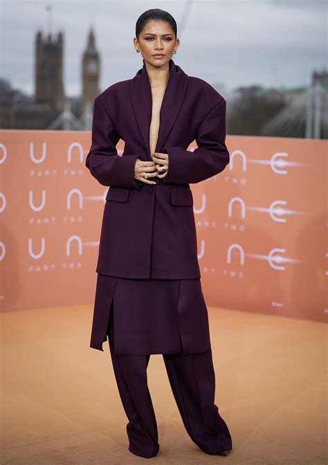 Zendaya Transforms Fashion Norms In Archival Mugler At Dune Part Two