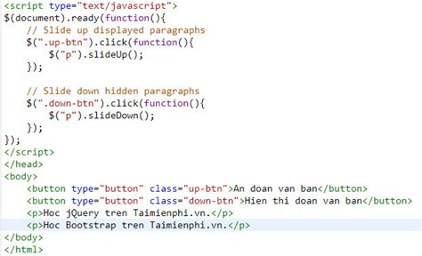 Exploring JQuery Slide Effect With SlideUp And SlideDown Methods