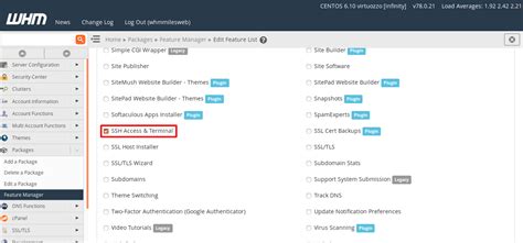 How Do I Enable The SSH Shell Access In CPanel On VPS