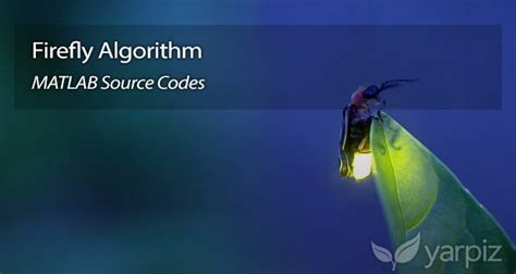 firefly algorithm fa in matlab yarpiz