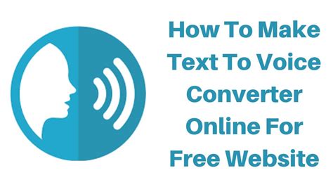 How To Make Text To Voice Converter Online For Free Website Youtube