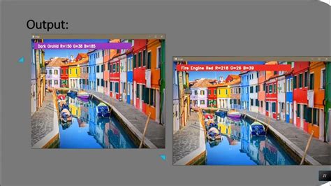 Presentation For Color Detection Project In Python Using Opencv And Pandas Youtube