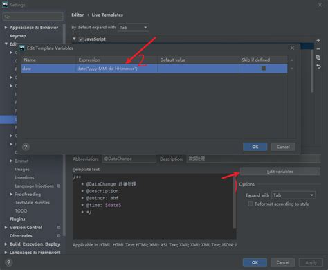 webstorm中快速生成自定义注释 webstorm自动生成注释 csdn博客