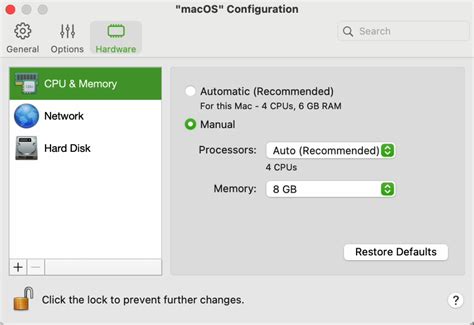 KB Parallels Configuring MacOS Virtual Machines Running On A Mac