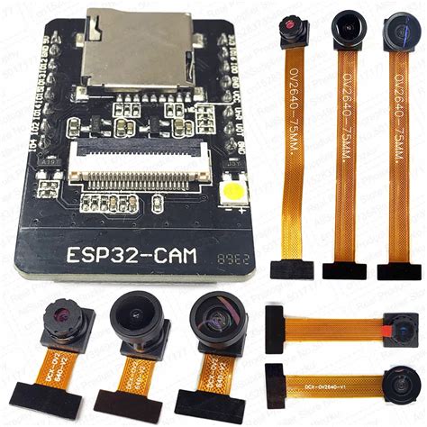 ESP32 캠 Ai Thinker 함께 OV2640 카메라 모듈 66 120 160 650nm 850nm 야간 2MP ESP32