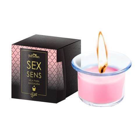Vela Aromatizada Sexy Sens Love Óleo De Massagem Fisioterapia Pélvica Dfp Saúde Íntima