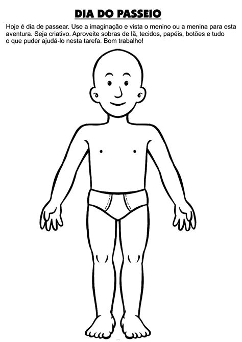 Partes Do Corpo Humano Para Colorir