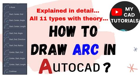 arc command in autocad how to use arc command in autocad autocadarccommand tutorial 2022