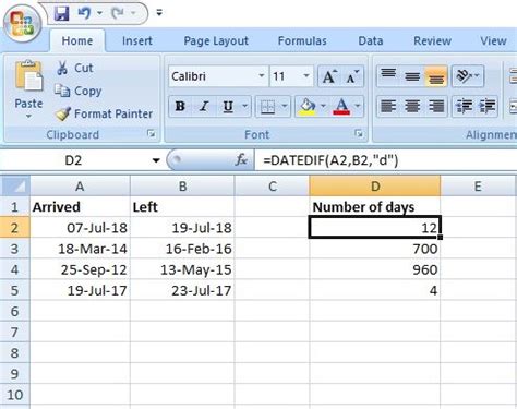 How To Count Number Of Days Between Dates In Excel Techuntold Techcult