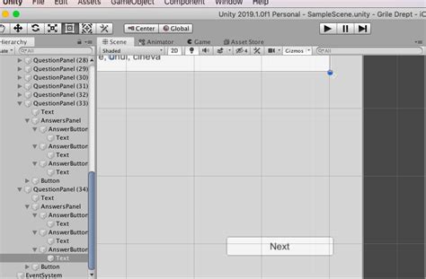 Unity Game Engine Button Change Panels Stack Overflow