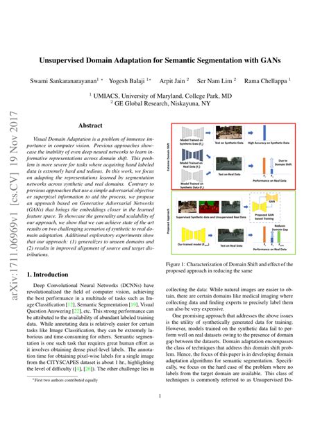 pdf unsupervised domain adaptation for semantic segmentation with gans