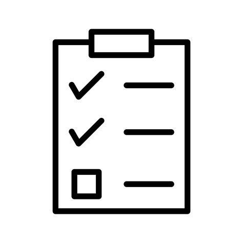 Vector Checklist Icon 450549 Vector Art At Vecteezy