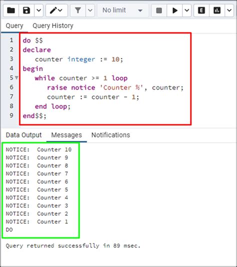 How To Use While Loop In Postgresql Commandprompt Inc