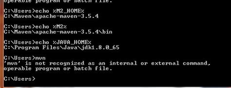 Java Mvn Is Not Recognized As An Internal Or External Command Stack Overflow
