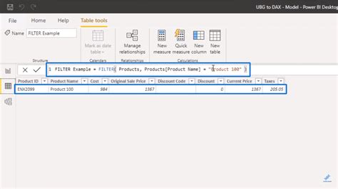 Using DAX Table Functions In Power BI Master Data Skills AI