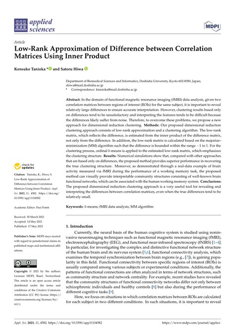 [pdf] low rank approximation of difference between correlation matrices using inner product