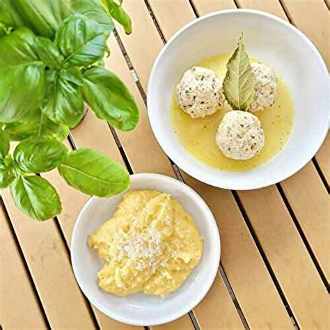 5 Boulettes de veau au citron polenta crémeuse Cyril Lignac tous