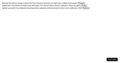 Field Coding Challenge Forked Codesandbox