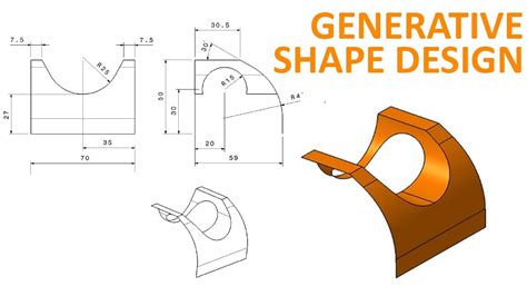 generative shape design 1 catia v5 beginner tutorial how to use extrude and split youtube